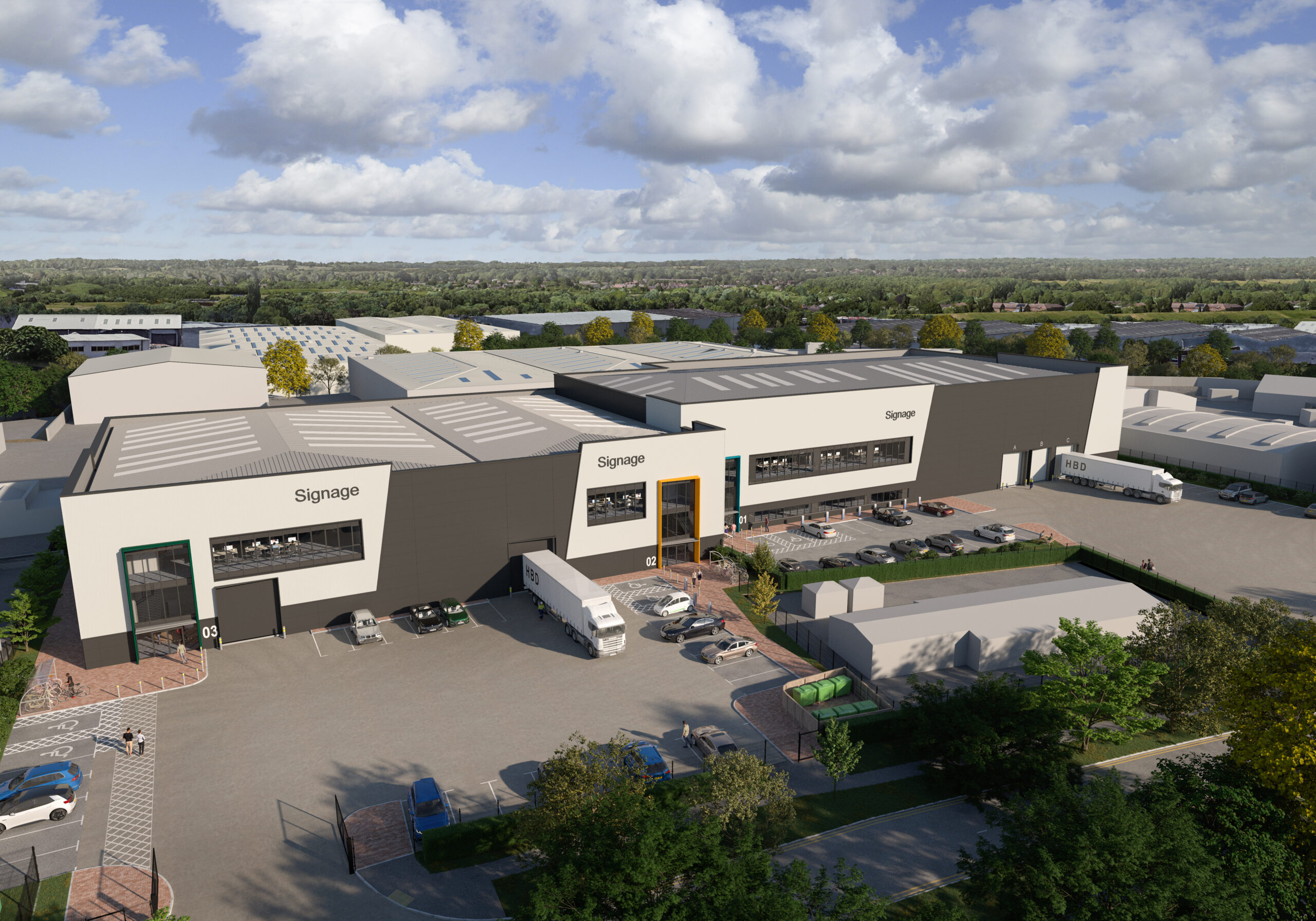 HBD secures planning for 72,000 sq. ft. urban logistics scheme - HBD